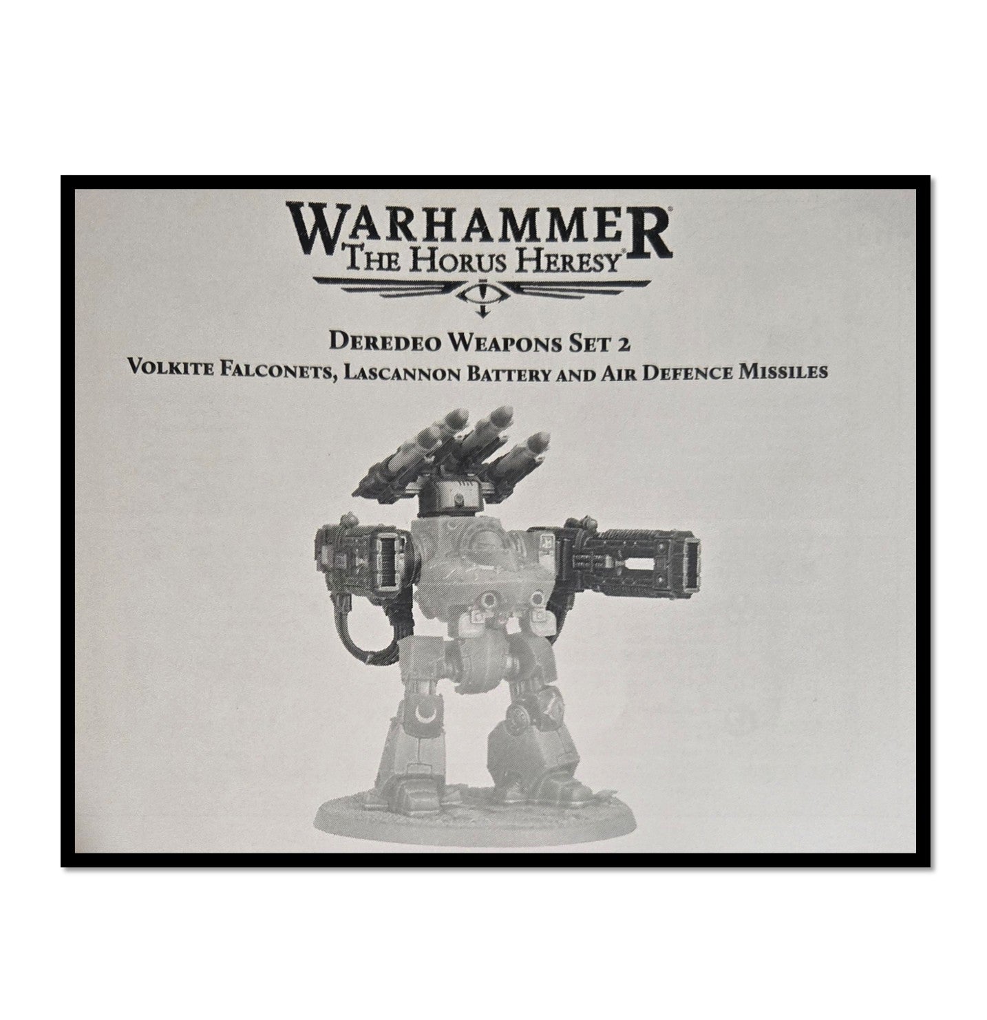 Deredeo Dreadnought Weapons Set 2 Warhammer Horus Heresy – War Battle Games