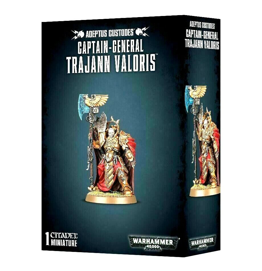 Captain-General Trajaan Valoris Adeptus Custodes Warhammer 40K NIB! WB ...