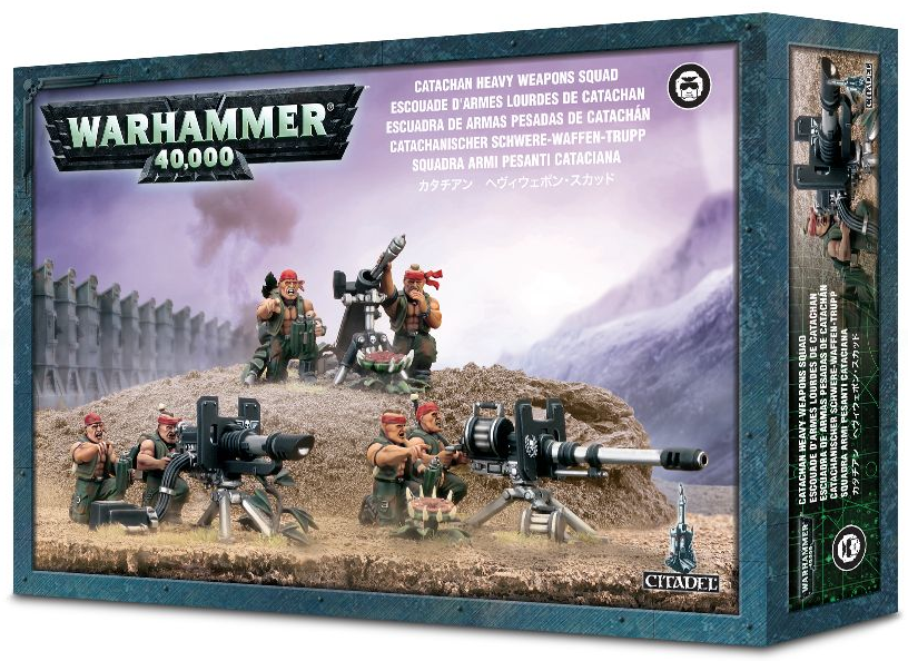 Catachan Heavy Weapon Squad Astra Militarum Warhammer 40K NIB! WBGames ...