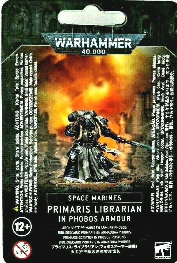 Primaris Librarian In Phobos Armour Space Marines Warhammer 40K – War ...