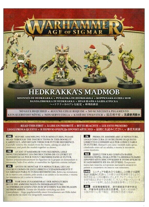 Hedkrakka's Madmob Orruk Warclans Warhammer Age of Sigmar AoS – War ...
