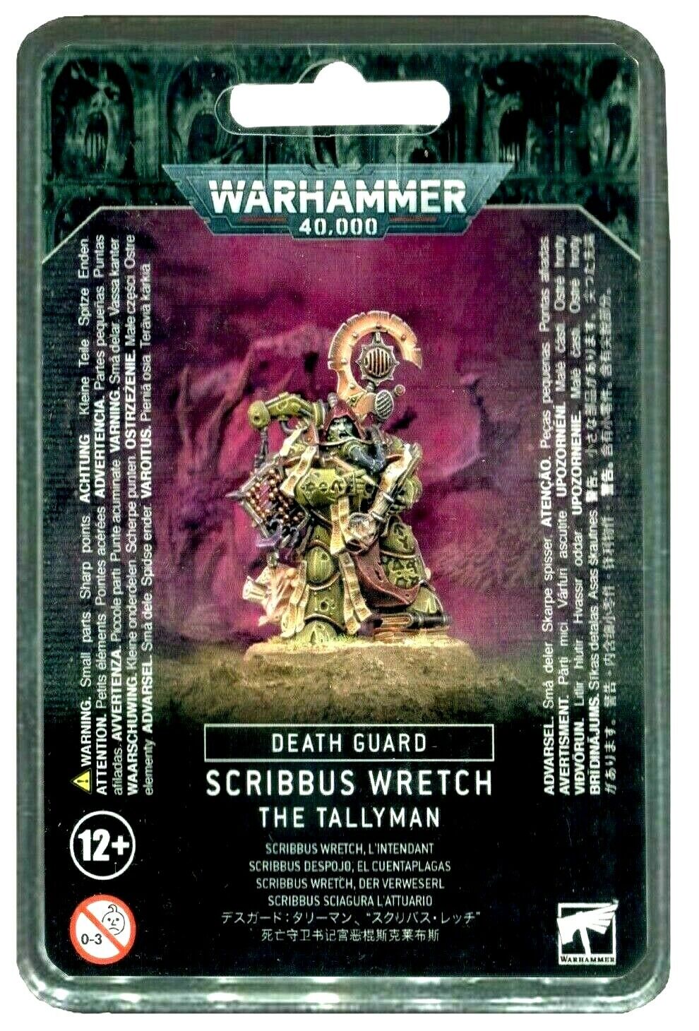 Scribbus Wretch, the Tallyman Chaos Death Guard Warhammer 40K NIB! WBG ...
